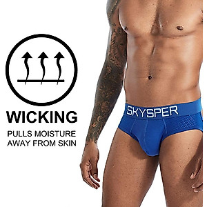 SKYSPER Men's Jockstrap Underwear Mesh Breathable Jock Strap
