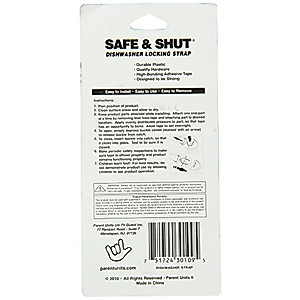 Parent Units Safe and Shut Dishwasher Locking Strap