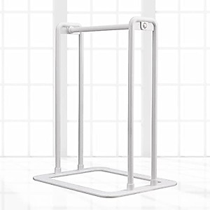 Hanger Organizer, Portable Hanger Stacker, Plastic Hanger Holder, Clothes Hanger Storage Rack Stand for Closet Laundry Room, White