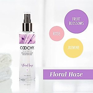 Coochy Fragrance Body Mist | Daily Perfume & Body Spray | Great Gifts for Women | Floral Haze, 4 oz