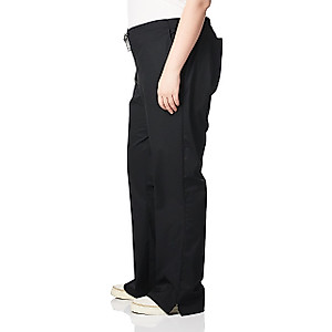 WonderWink Women's Plus-Size Wonderwork Flare Leg Scrub Pant, Black, 4X-Large
