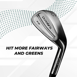 PureOne Golf Center Strike Training Club, Mid-Iron - Golf Swing Trainer for The Sweet Spot - Right Handed