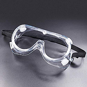 Safety Goggles Eye Protection Anti Fog Over Glasses Scratch Resistant Vented
