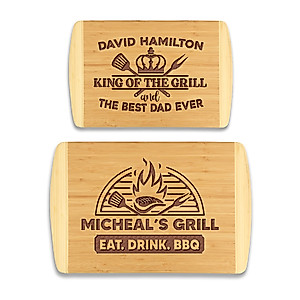 Personalized Cutting Boards For Men Custom Fathers Day Cutting Board Gift for Dad Cutting Board