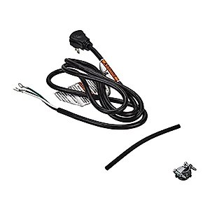 Whirlpool W11365014 Original Genuine OEM Dishwasher Power Cord Kit, Right Angle