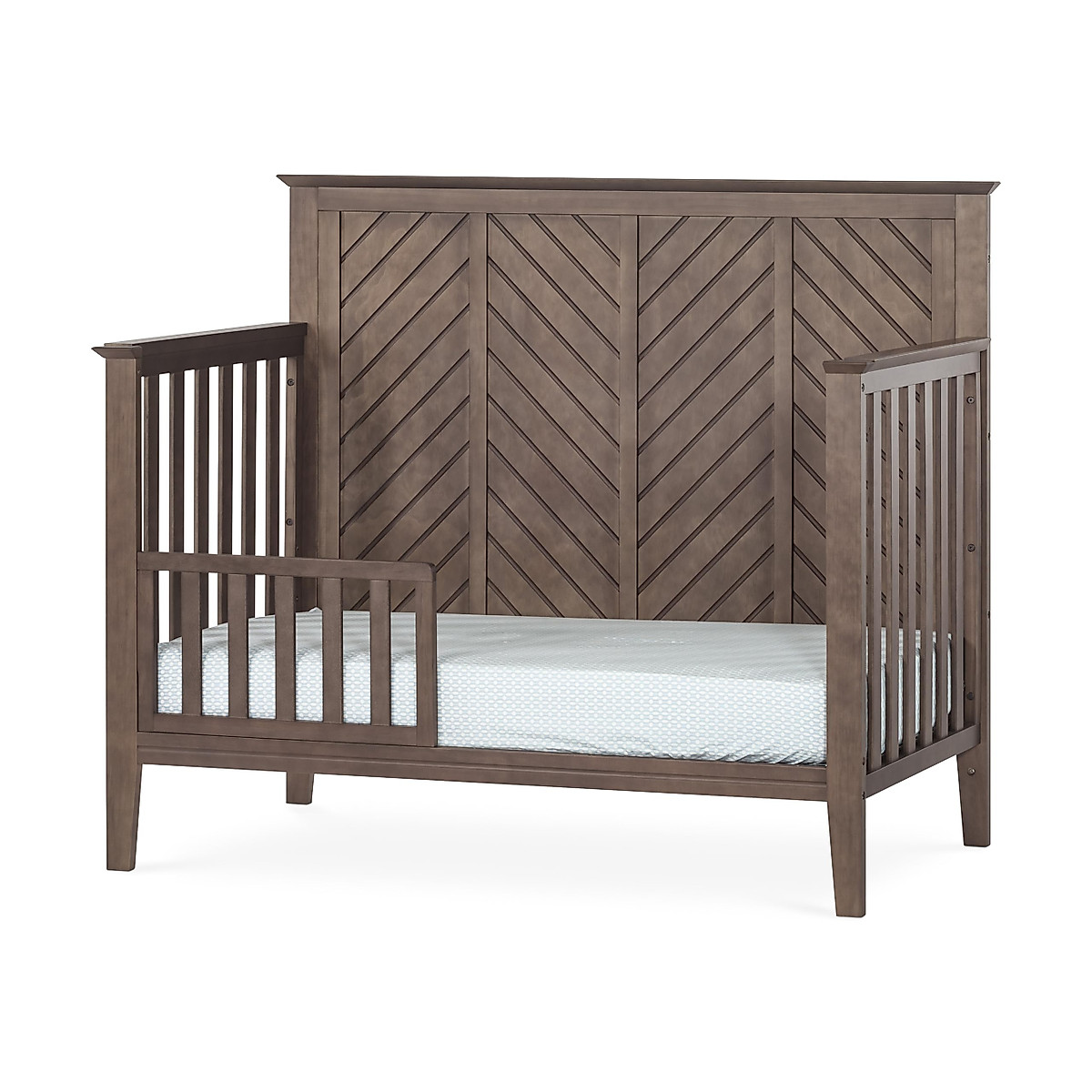 Child Craft Atwood Crib and Dresser Nursery Set, 2-Piece, Includes 4-in-1 Convertible Crib and 3-Drawer Dresser, Grows with Your Baby (Cocoa Bean Brown)