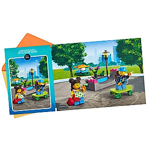 Hallmark Birthday Card for Kids with Legos (Playground Building Kit, Ages 5 and Up)