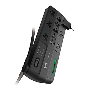 APC UPS 1500VA Sine Wave UPS Battery Backup and Surge Protector Power Strip Bundle