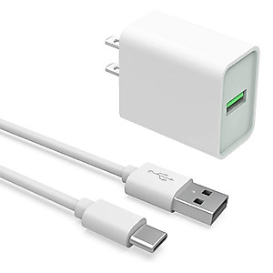 18W Type C Fast Quick Charger Fit for Samsung Galaxy Tab S7 S7+ Plus S7 FE SM-T978/T970/T878/T870 USB C Tablet PD Power Supply Adapter Cord QC 3.0