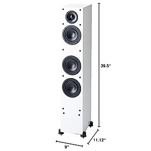 Paradigm Monitor SE 3000F Floor Standing Speaker in Gloss White (Single)