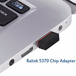 150Mbps USB WiFi Adapter, LOTEKOO Wireless Network Card Adapter WiFi Dongle for Desktop Laptop PC Windows 10 8 7 MAC OS Raspberry Pi / Pi2