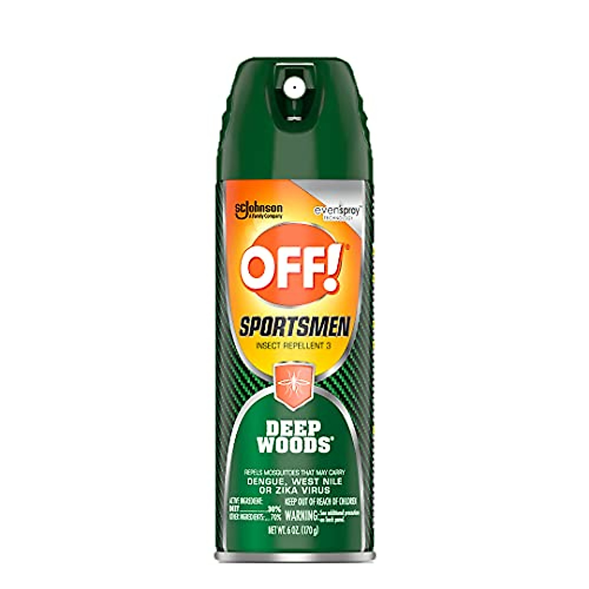 OFF! Deep Woods Sportsmen Insect Repellent II, 6 oz (Pack of 3)