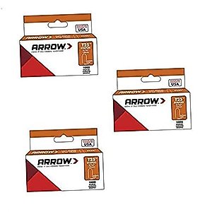 Arrow Fastener 259 Genuine T25/T2025 9/16-Inch Staples, 1,000-Pack, 3 Pack