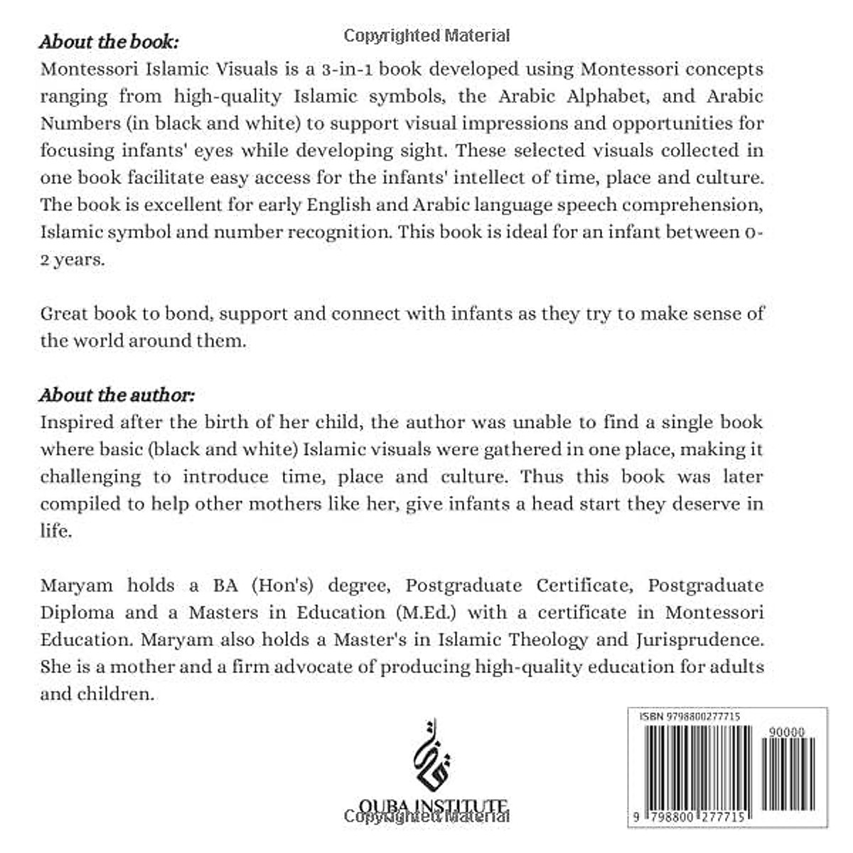 MONTESSORI: Islamic Visual's 3-in-1