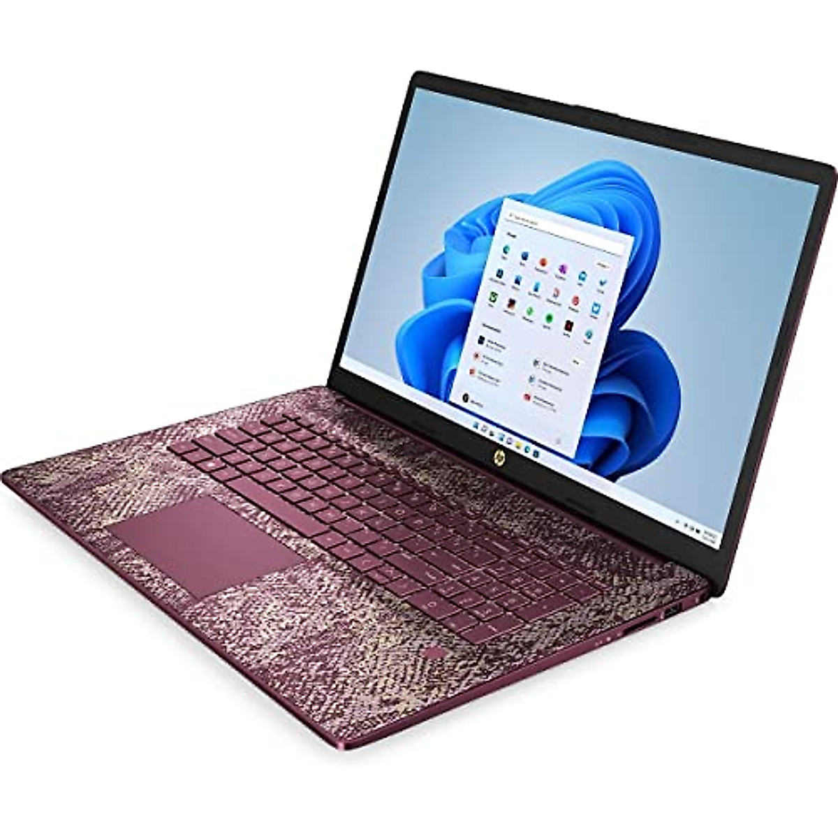 HP 17-cn1009cy 17.3" HD+ Touchscreen Laptop, Intel Core i5-1155G7, Intel Iris Xe Graphics, 12GB DDR4 RAM, 512GB SSD Storage, Windows 11 Home, Opulent Aubergine (Renewed)