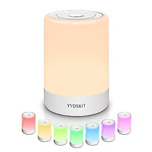 YYDSKIT Nursery Night Light for Kids Color Changing Rechargeable Touch Lamp for Newborn Baby Nursery Lamp Lasting Up to 100Hours Bedside Nightlight