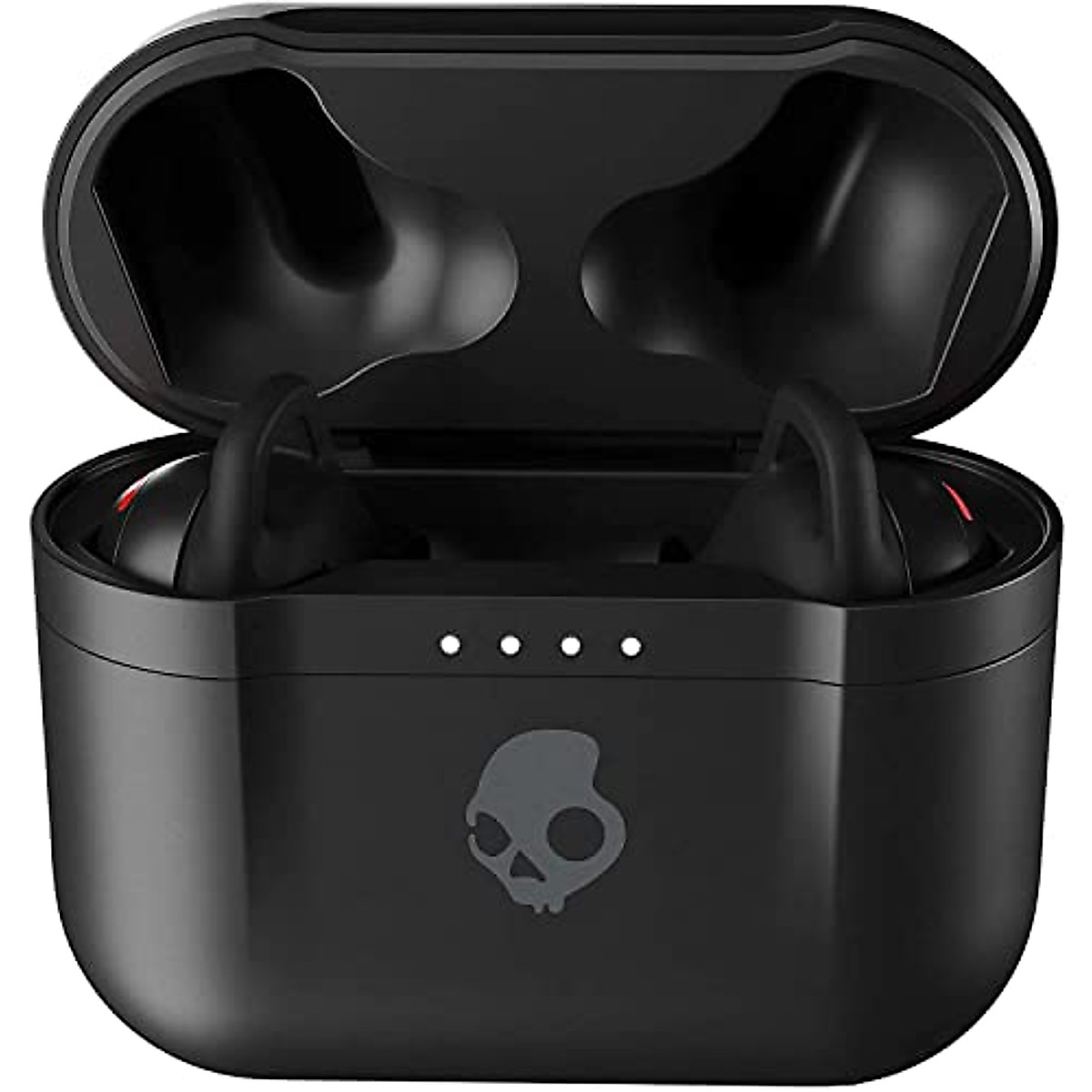Skullcandy Indy Fuel True Wireless In-Ear Bluetooth Earbuds Compatible with iPhone and Android / Wireless Charging Case and Mic / Great for Gym, Sports, and Gaming, IP55 water dust Resistant - Black