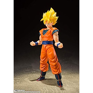 TAMASHII NATIONS - Dragon Ball Z - Super Saiyan Full Power Son Goku, Bandai Spirits S.H.Figuarts Action Figure