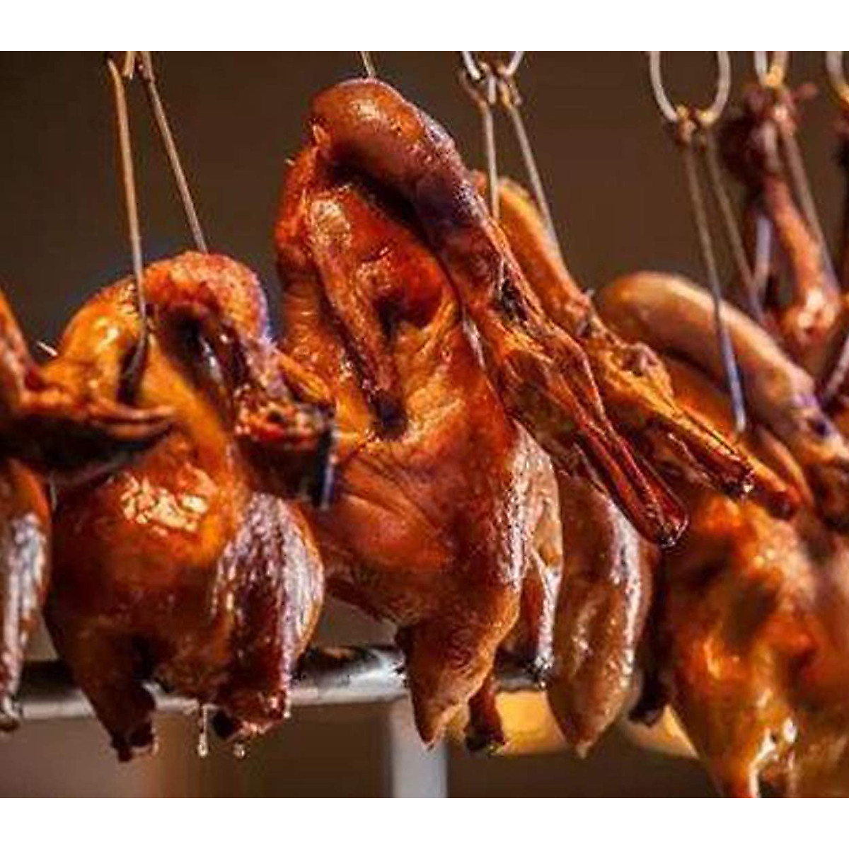 Alele 8PCS 11-inch Double Meat Hooks, Stainless Steel Meat Hook Roast Duck Bacon Shop Hook BBQ Grill Hanger Cooking Tools Accessories for Peking Duck