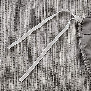 Madison Park Walter Duvet Set - Luxe Seersucker Print Modern Design, All Season Bedding, Matching Shams Grey Full/Queen(90"x90") 3 Piece