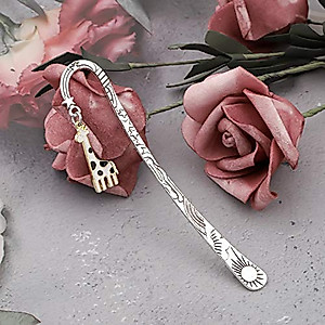 BUANA Animal Giraffe Bookmark Giraffe Page Marker for Reading Lovers Animal Lovers Writers Students Book Club Gifts Graduation Gifts (Animal Giraffe Bookmark)