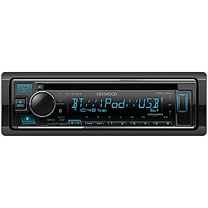 Kenwood KDC-X304 eXcelon CD Car Stereo Receiver w/Bluetooth Hands Free Calling, AM/FM Radio, USB, Amazon Alexa Built Ready, Variable Color Illumination