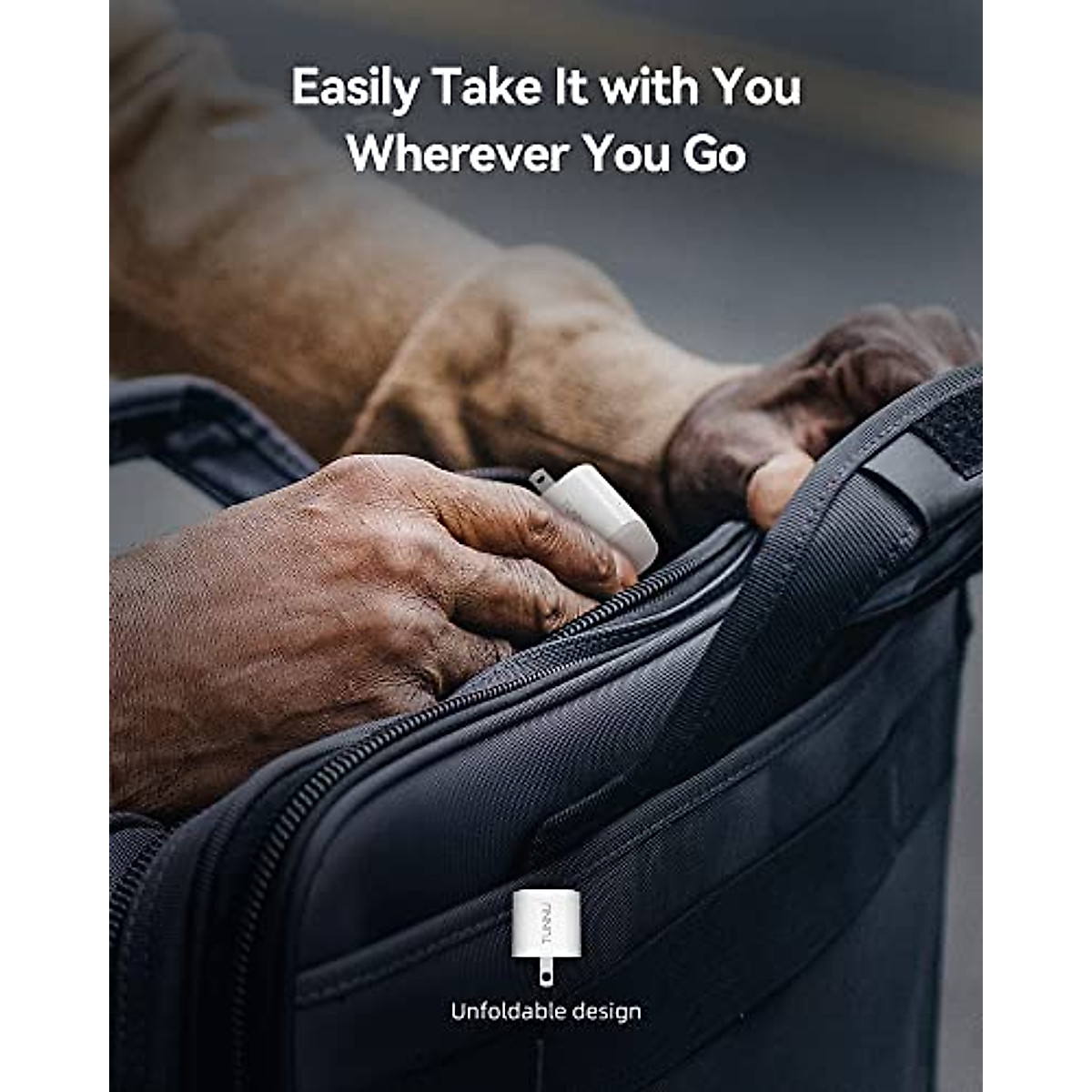 TUNNU 30W USB C Charger Mini GaN PD Fast Charging Block - PPS 33W Wall Power Adapter for Type C Smartphone Tablet - Compatible with Apple iPhone 13/12/Pro iPad Samsung Google Pixel MacBook Air