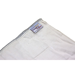 Dandelion Diapers Prefold Cloth Diapers Made from Viscose Bamboo and Cotton Blend Versatile Baby Diaper, 12 Count - Size 2 Infant