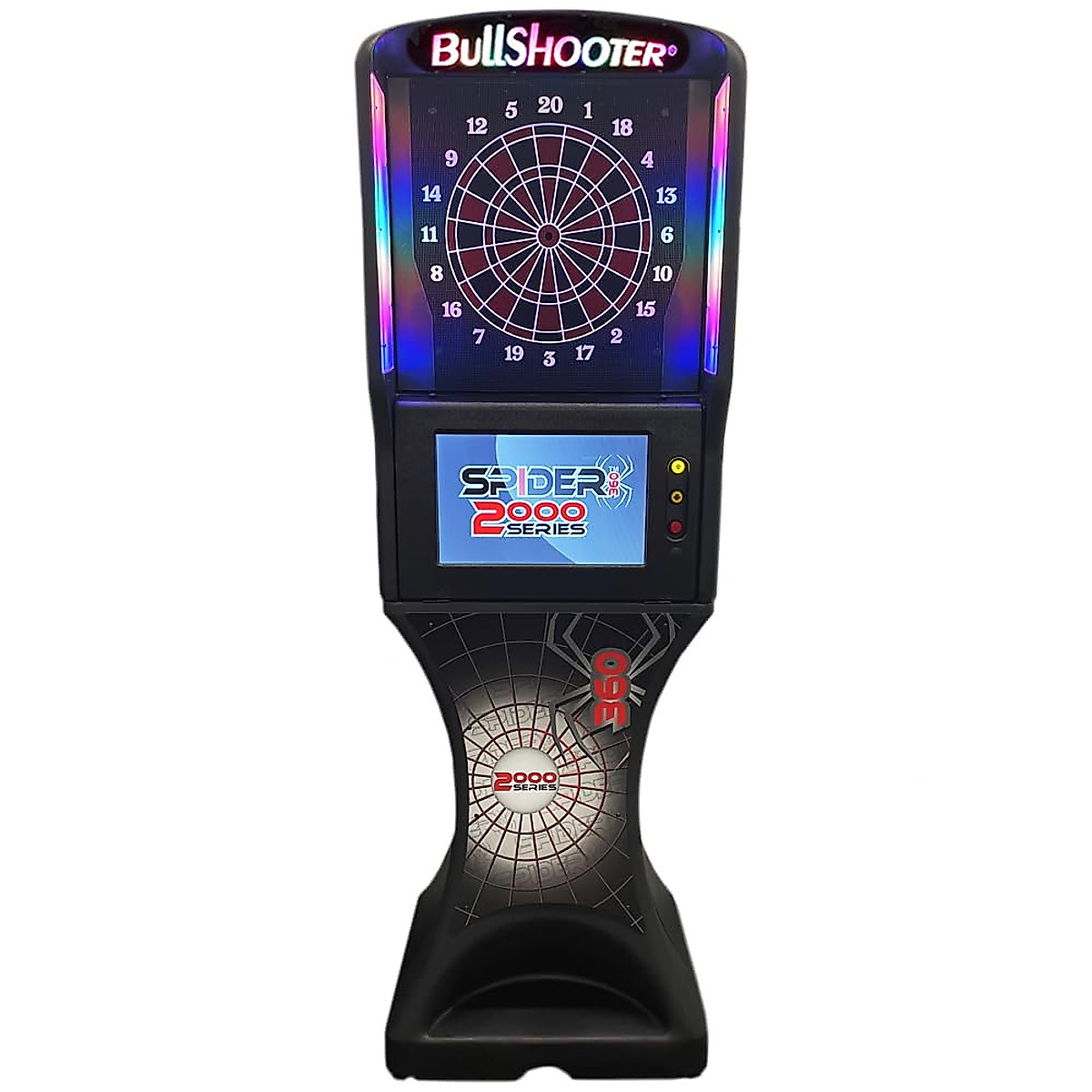 Spider 360 2000 Series, Electronic Dartboard, Home Commercial Grade Dart Board, Standing Electronic Soft tip Dartboard