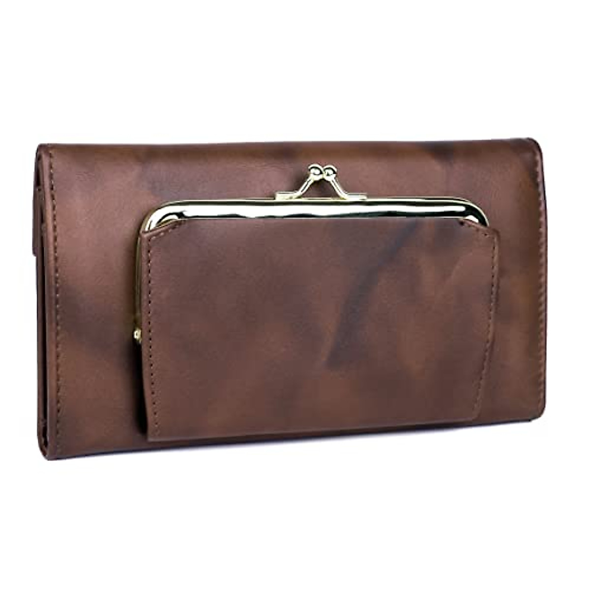 Julia Buxton Heiress Organizer® Clutch Mahogany