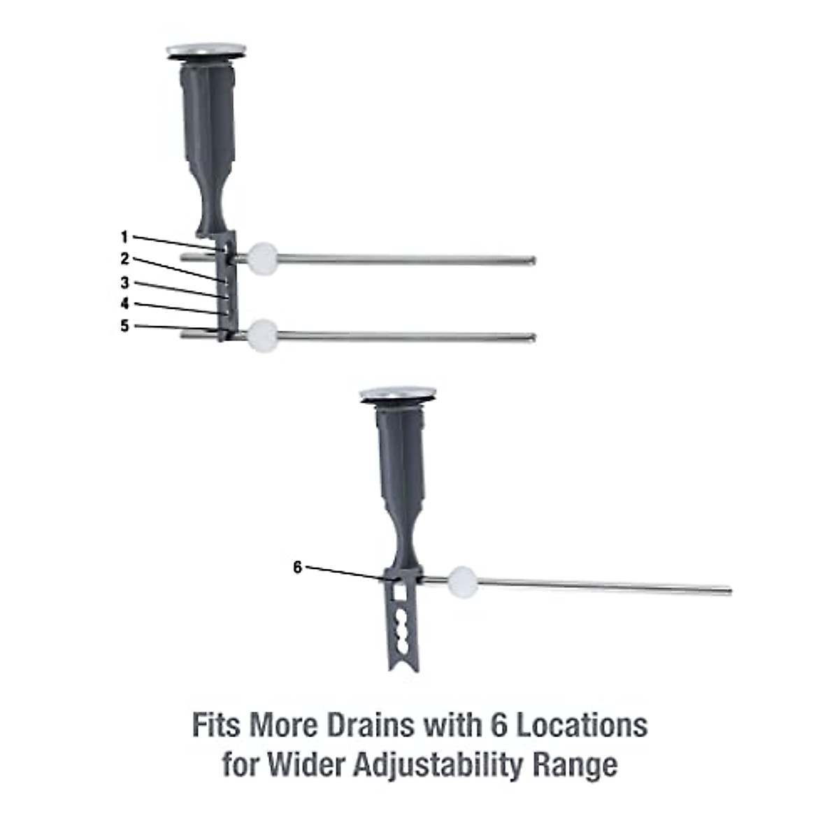 Danco Bathroom Sink Pop-up Stopper Replacement for Lavatory Pop-up Drain Assembly, Chrome, 11041