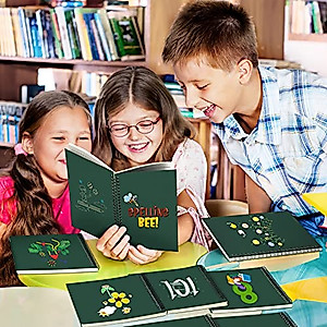 Yahenda Spiral Notebook College Ruled Journals Notebooks Lined 8.3 x 5.5 Inch Note Books Bulk A5 Writing Notebooks Thick Paper Notebook for Office Business School Supplies (Dark Green,18 Pcs)