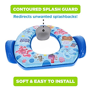 Nickelodeon Blue's Clues Soft Potty Seat and Potty Training Seat - Soft Cushion, Baby Potty Training, Safe, Easy to Clean