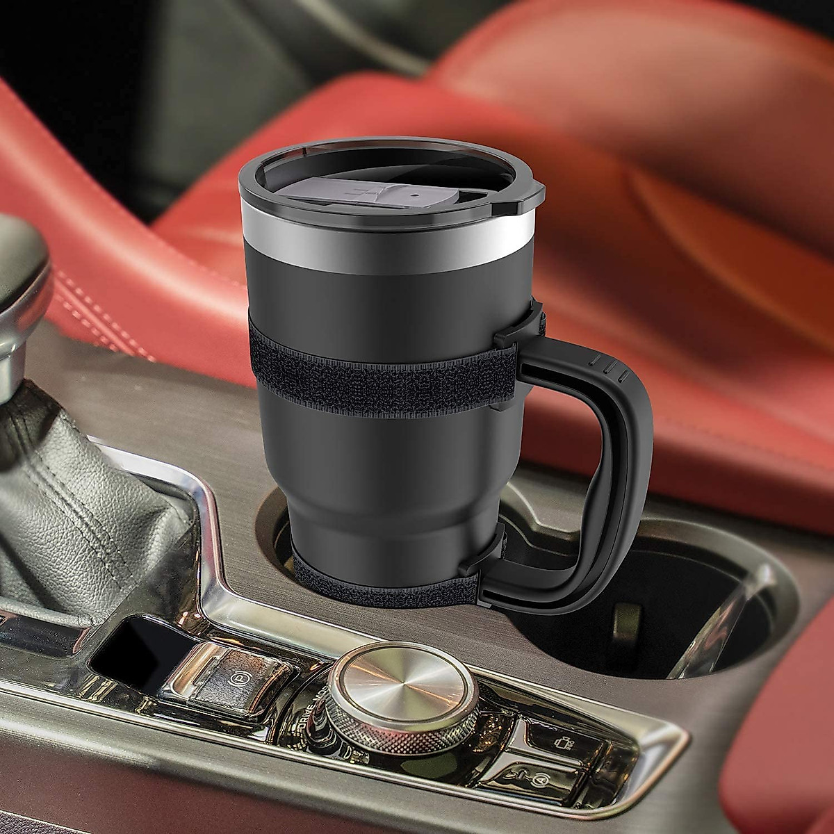 Yoelike - 5 Colors - New Upgrade Anti-Slip Adjustable Tumbler Handle Fit for 20 Oz to 40 Oz of YETI, RTIC, Ozark Trail, Travel Mug, SIC, Rambler, Travel Cup and All Brands Tumbler Cup