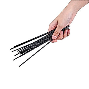 Restaurantware Restpresso 7 Inch Cocktail Stirrers 500 Disposable Coffee Stirring Rods - Premium Odorless Black Plastic Stirrers For Coffee For Hot And Cold Drinks For Bars Or Offices
