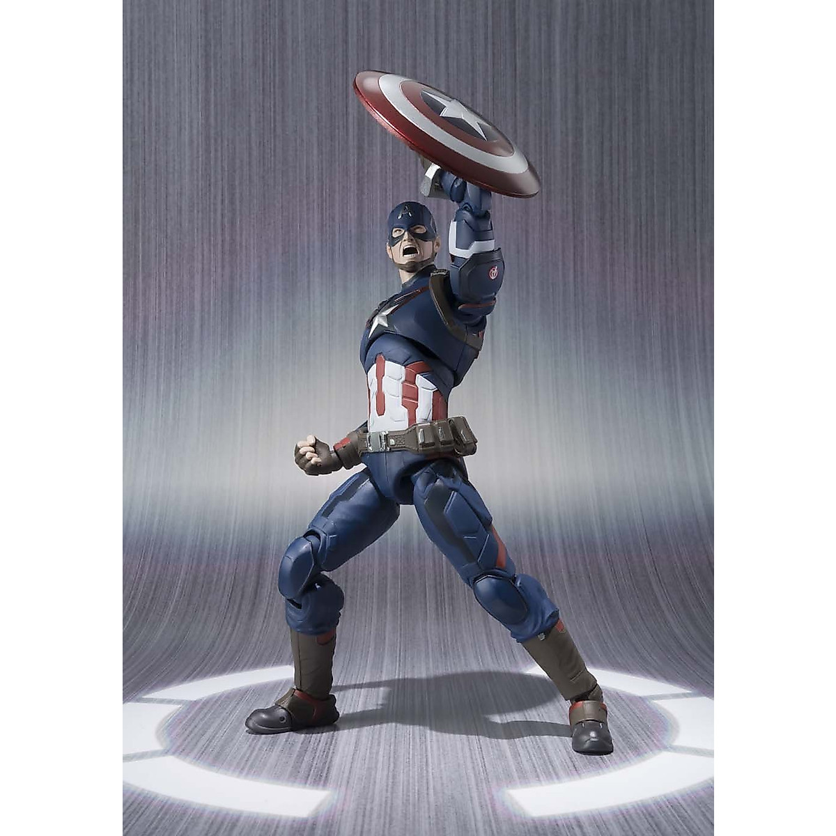 Bandaï SH Figuarts Avengers Captain America About 155mm ABS u0026 PVC Painted Action Figure