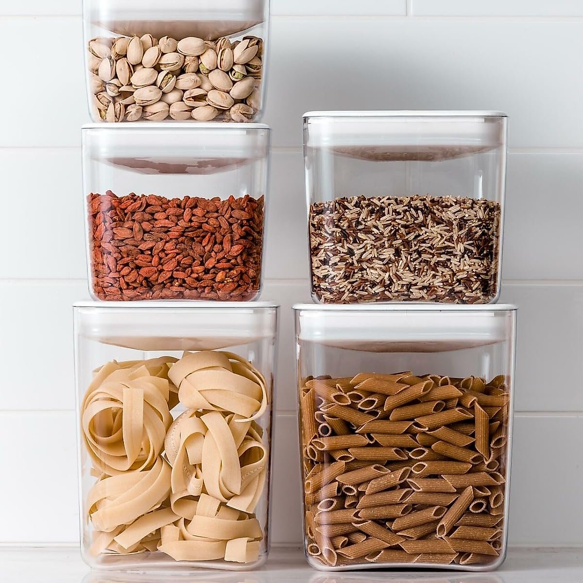 ClickClack Cube Storage Container, 1-Quart