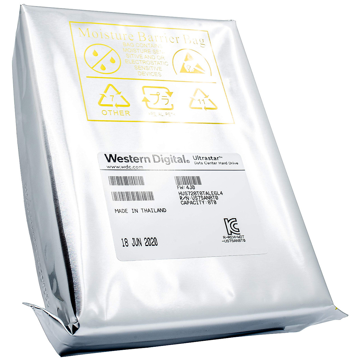 HGST WD Ultrastar DC HC320 8TB 7200 RPM SATA 6Gb/s 3.5-Inch Enterprise Hard Drive (HUS728T8TALE6L4)