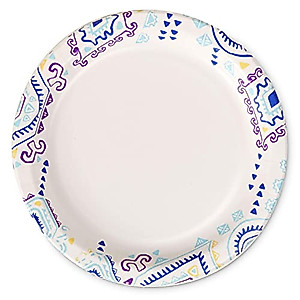 Great Value 8 5/8" Heavy Duty Premium Party Paper Plates, 200 ct
