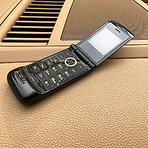 Ulcool V9 Smallest Flip Metal Body Dual Sim Card Luxury Mobile Cell Phone (Black)