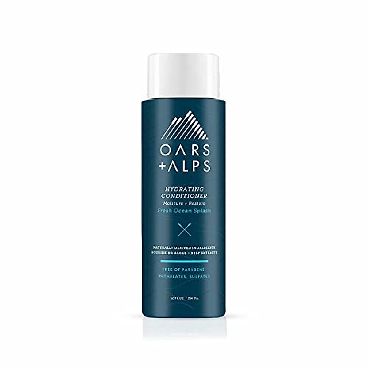 Oars + Alps Men's Sulfate Free Hair Conditioner, Infused with Kelp and Algae Extracts, Fresh Ocean Splash, 12 Fl Oz
