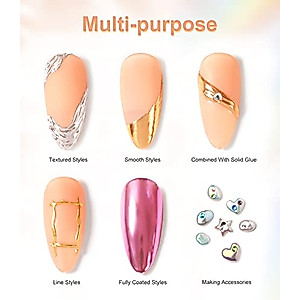 11pcs Magic Mirror Chrome Nail Powder & 1pc Holographic Laser Silver Nail Powder Pigment, Shinny Glitter Nail Art, Dust Nail Powder for Manicure Decorations