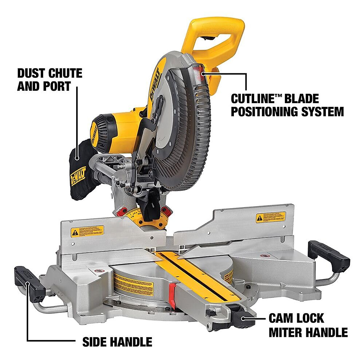 DEWALT Double Bevel Sliding Miter Saw, 12-inch, Compound (DWS780)