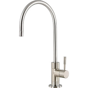 SpiroPure Air Gap RO Faucet, Brushed Nickel/Satin Nickel, Reverse Osmosis Replacement Water Filter Faucet, 3-Line Filtered Faucet, SP-FC210-NK