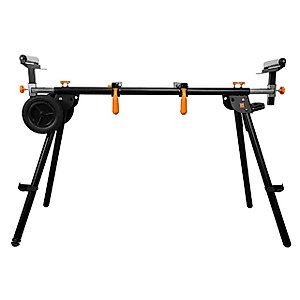 WEN Miter Saw Stand, Collapsible and Rolling with 3 Onboard Outlets (MSA330)