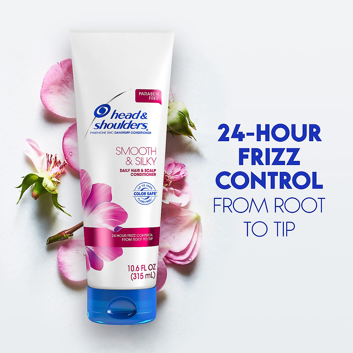 Head & Shoulders Smooth & Silky Dandruff Shampoo and Conditioner Twin Pack, 23.4 Fluid Ounce