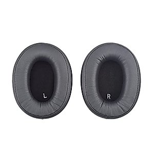 Replacement Ear Pads Compatible with Audio-Technica ATH-SR9 ATH-DSR9BT ATH-DSR7BT Headphones Ear Cushions, Headset Earpads, Soft Protein Leather Headset Ear Covers Cups