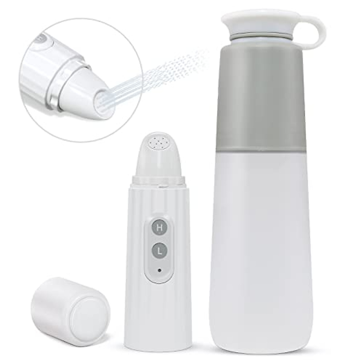WayinTop Portable Travel Bidet/Electric Rechargeable Travel Bidet Mini Handheld Personal Bidet Sprayer for Personal Hygiene Cleaning/Postpartum Care/Hemmoroid Treatment