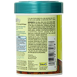 TetraPro Tropical Color Crisps, Fish Food with Natural Color Enhancers