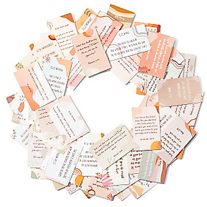 Mr. Pen- Prayer Cards, 70 Unique Bible Verse Cards, Boho Theme, Mini Scripture Cards, Prayer Cards for Women and Men, Scripture Cards with Bible Verses, Christian Cards, Scripture Prayer Cards